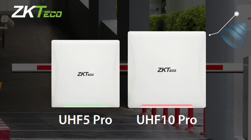 Đầu đọc thẻ tầm xa UHF hiệu ZKTeco UHF5 Pro và UHF10 Pro